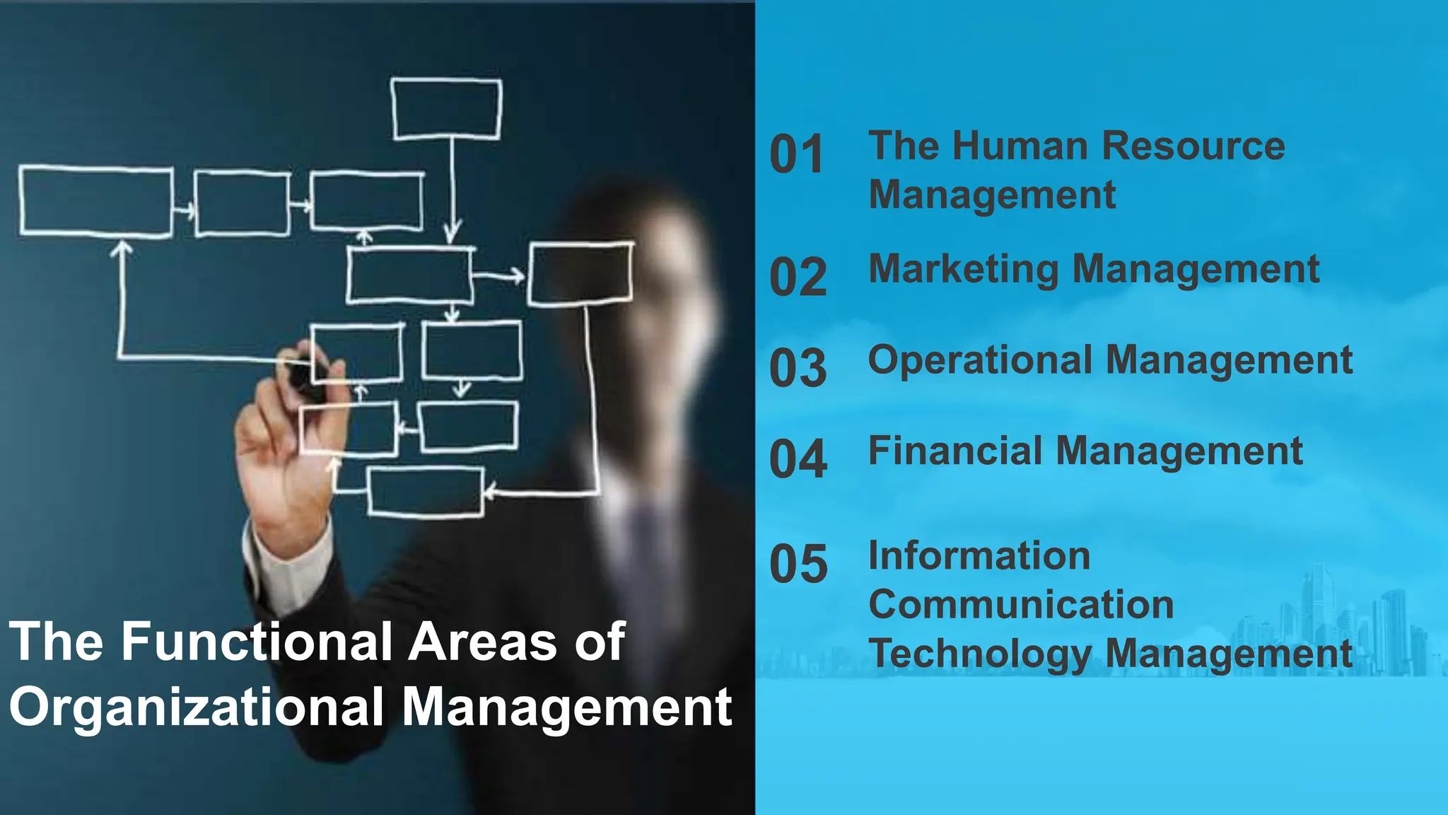 Functional Areas of Management in an Organization | PPTX