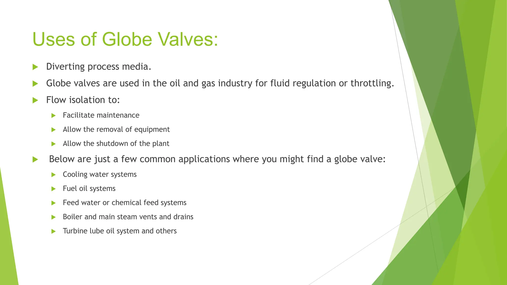 3. Globe Valves and its types and applications.pptx