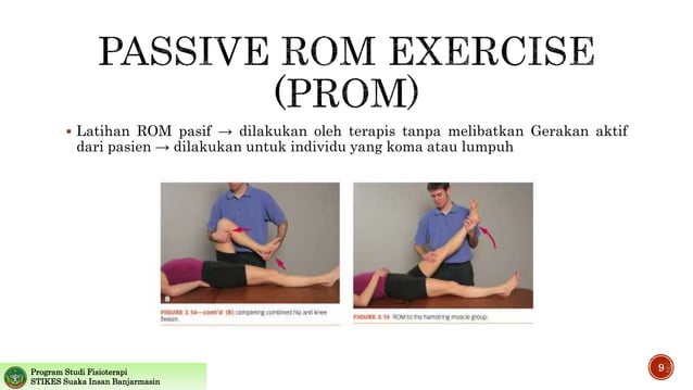 PENGUKURAN ACTIVE ROM (AROM) SARJANA FISIOTERAPI | PPT