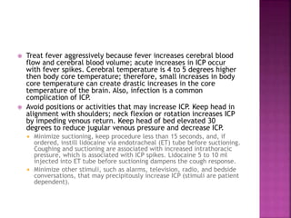 intracranial pressure nursing care process | PPTX