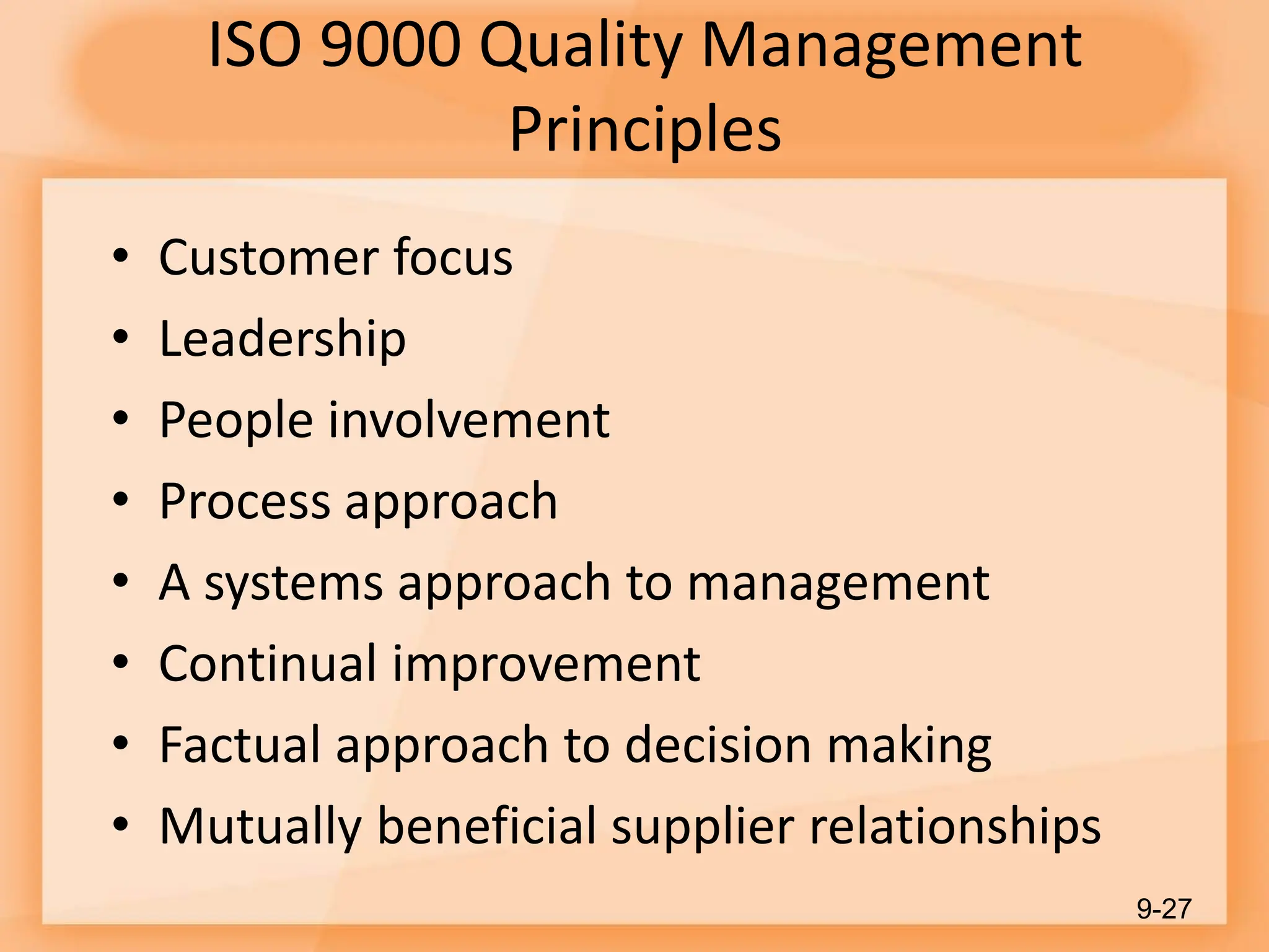 Operation management and its quality management slides | PPT