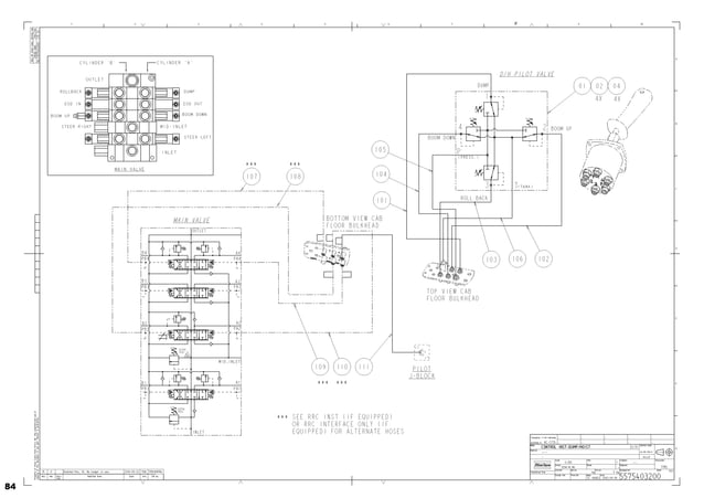 Diagrama hidráulico jumbo m2c de perforación | PPT