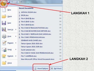 3. PENGOLAHAN KATA DAN SETTING AWAL MICROSOFT WORD.ppt