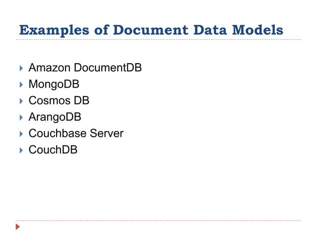 3 Implementation With Nosql Databases Document Databases Mongodb Pptx