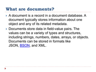3.Implementation with NOSQL databases Document Databases (Mongodb).pptx