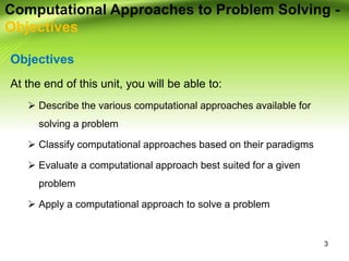 3. CPT121 - Introduction to Problem Solving - Module 1 - Unit 3.pptx