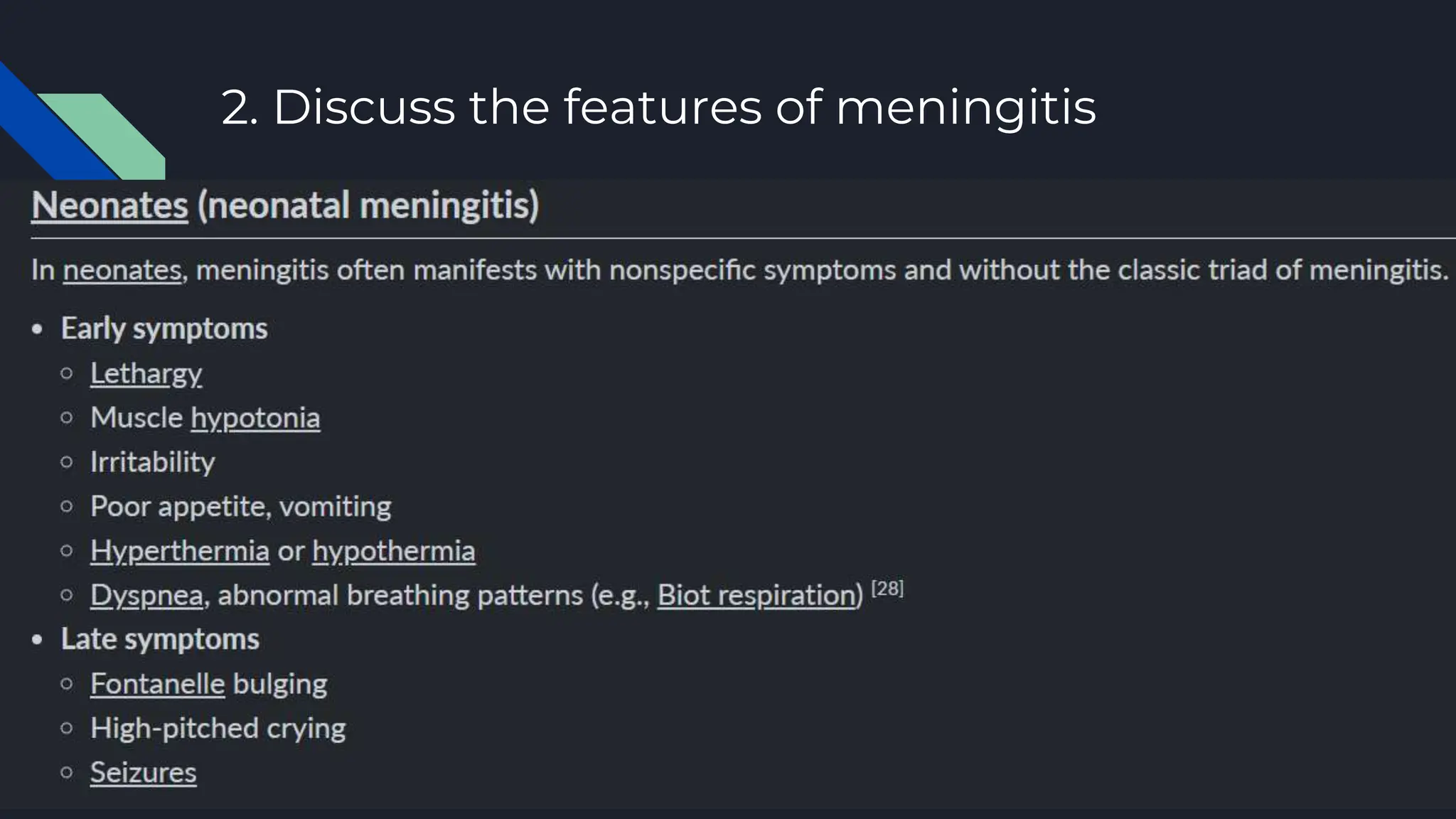 Pathogenesis of Meningitis and Microbiology of Organisms | PPTX