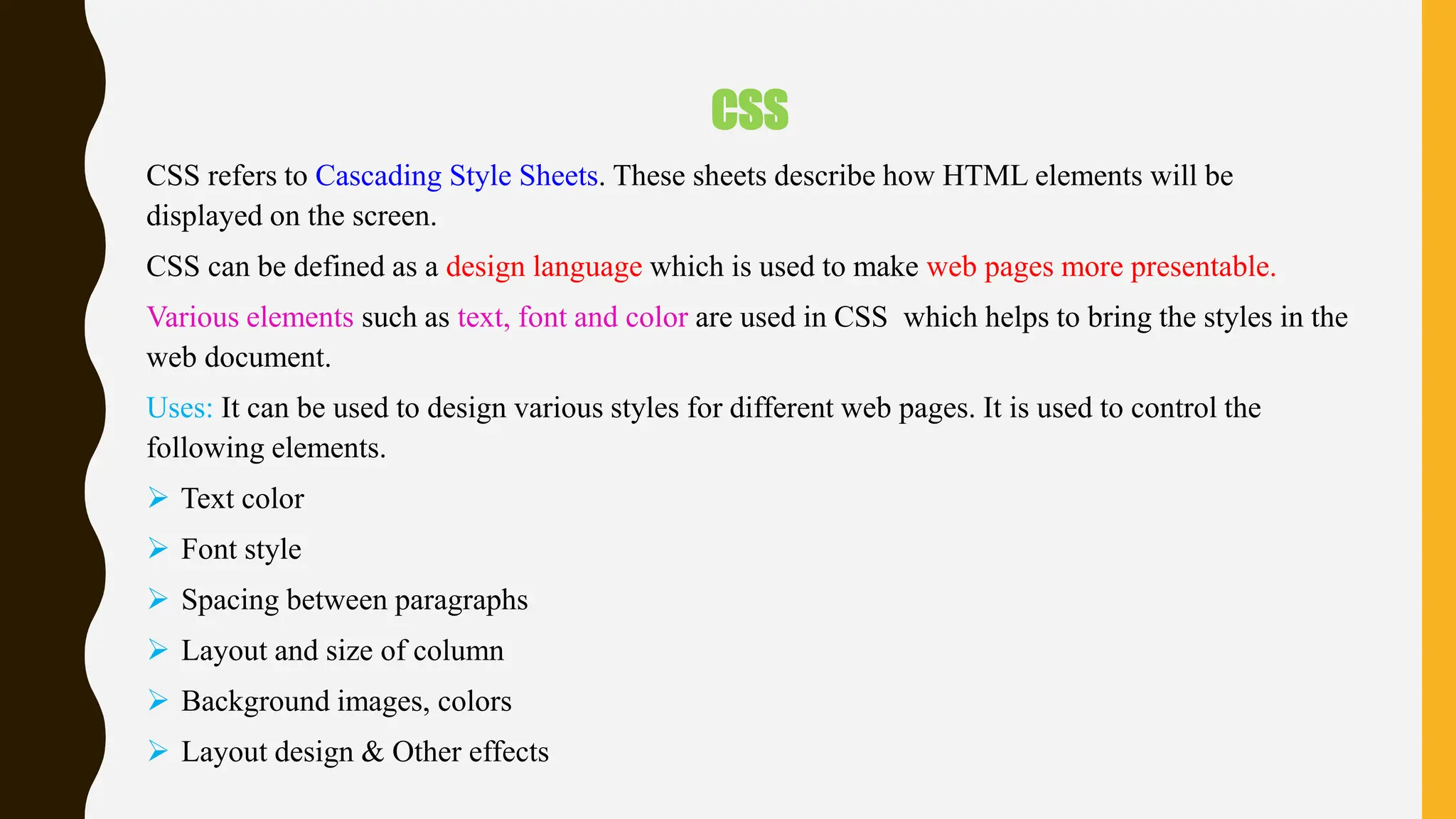 3. WEB TECHNOLOGIES.pptx B.Pharm sem 2 CAP | PPTX