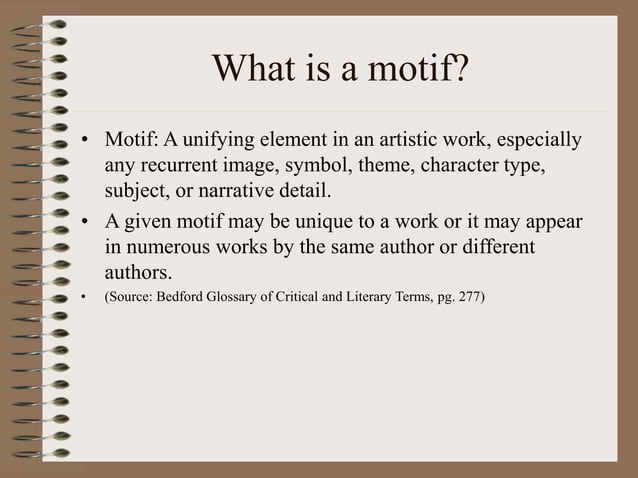 3.2.3 Symbolism and Motif creative .ppt | Books and Literature
