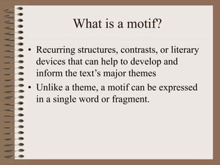 3.2.3 Symbolism and Motif creative .ppt