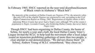 3.14.24 The Selma March and the Voting Rights Act.pptx