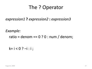 3.OPERATORS_MB.ppt . | PPT