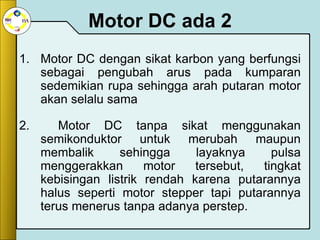 motor DC the definition, characteristics and function.ppt