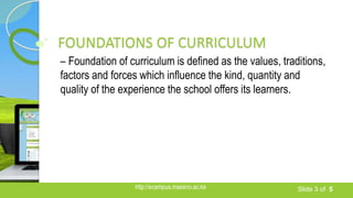 3. Foundations of the curriculum.pptx