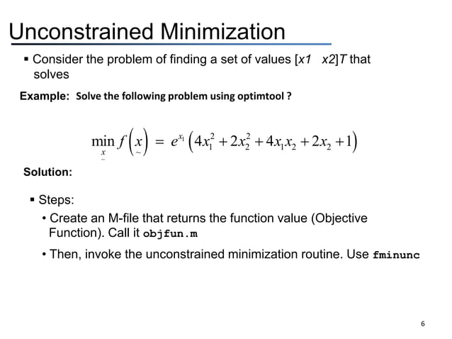 Optimization Methods By Using Matlabpptx Programming Languages Computing