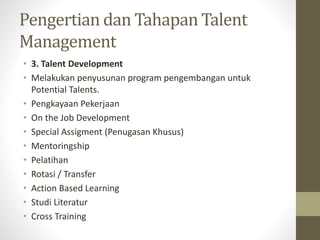 talent management kuliah sore universitas tarumanagara indonesia | PPTX