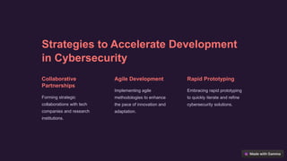 Cyber Security Research Landscape and Cyber security development | PPTX