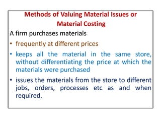 3.Material pricing.pptx cost and management accounting | PPT