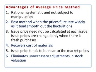 3.Material pricing.pptx cost and management accounting | PPTX