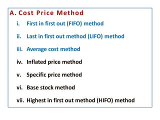 3.Material pricing.pptx cost and management accounting | PPTX