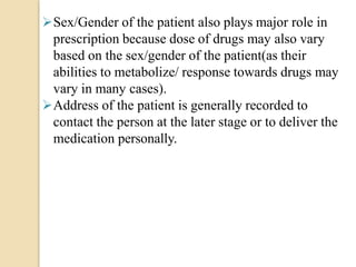 Prescription in Pharmaceutics-I, Dispensing Pharmacy | PPTX