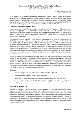 ACADEMIC BANK OF CREDIT: A WORLDWIDE VIEWPOINT | PDF