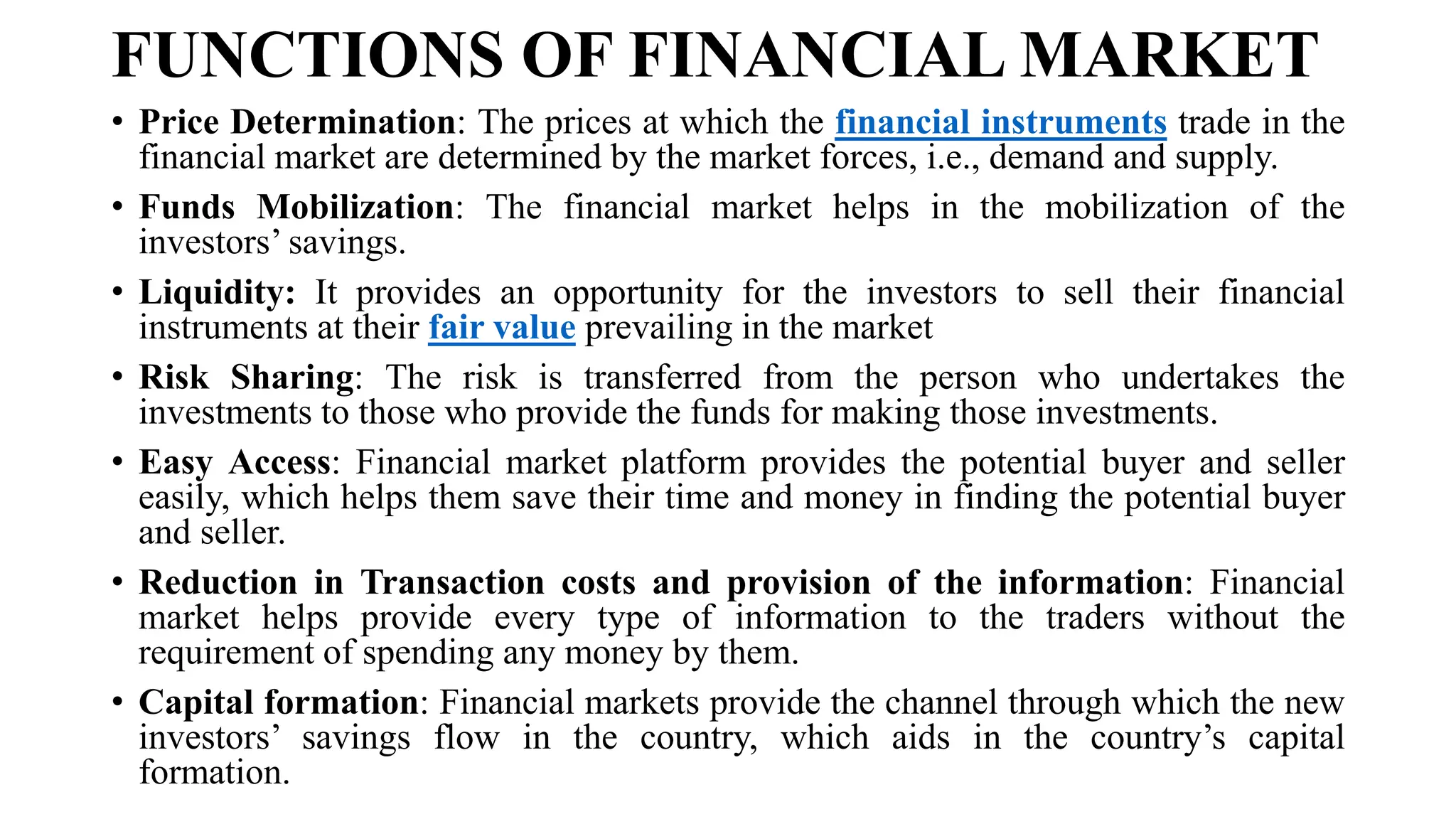 3. Financial Market Constituents.pptx finance | PPT