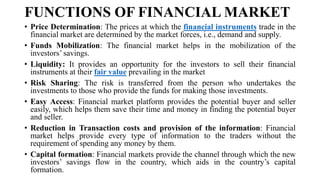 3. Financial Market Constituents.pptx finance | PPT