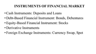 3. Financial Market Constituents.pptx finance | PPTX