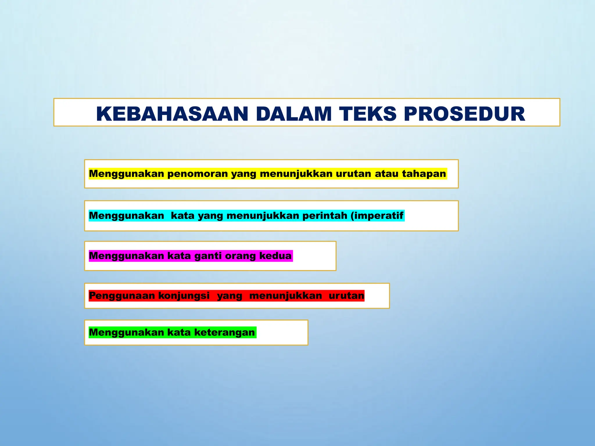 Teks prosedur bahan ajar bahasa indonesia kelas 7 | PPTX