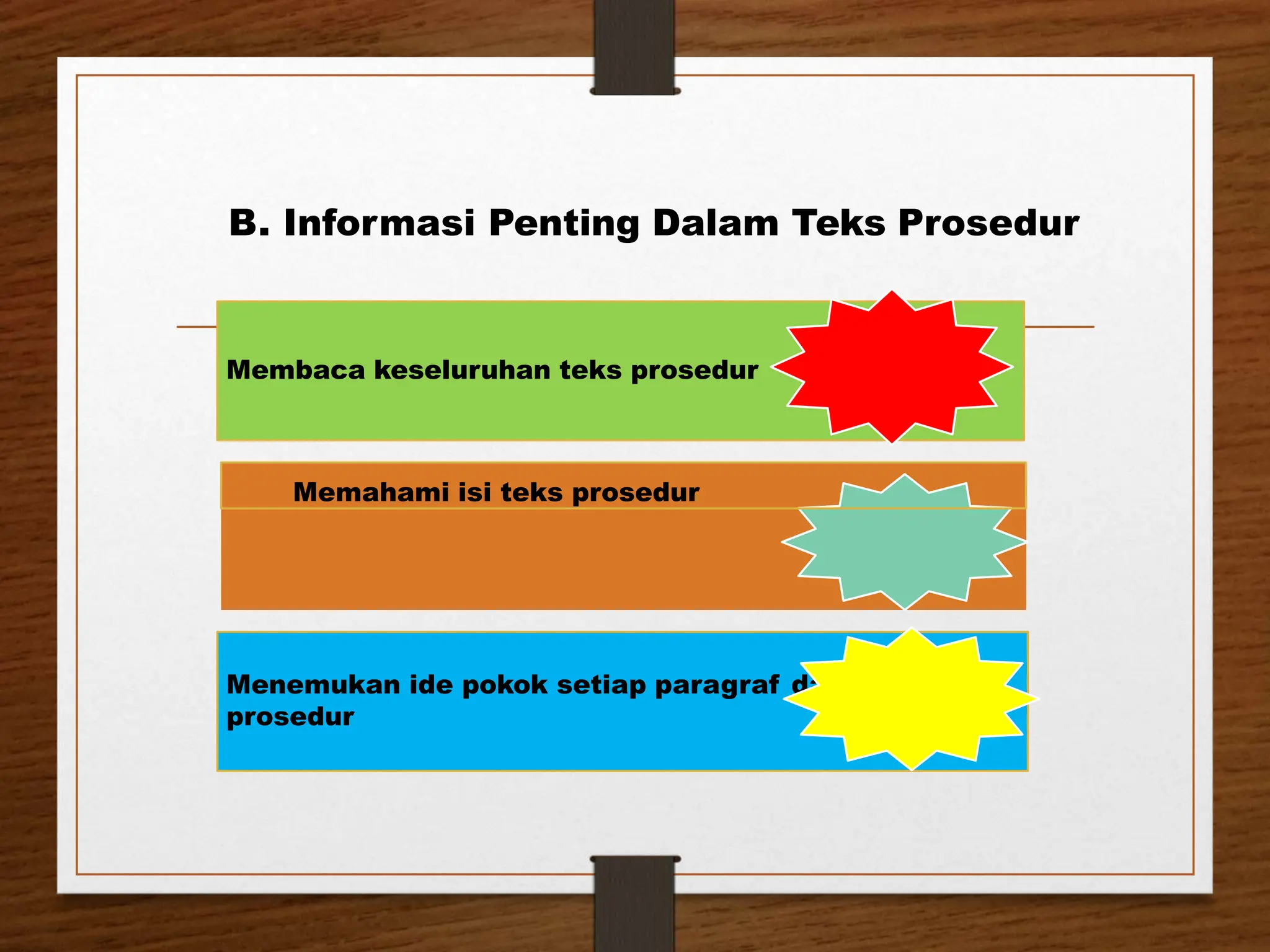 Teks prosedur bahan ajar bahasa indonesia kelas 7 | PPTX