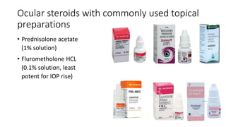 Ocular steroids-Dexamethasone, Betamethasone, Prednisolone and ...