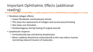Ocular steroids-Dexamethasone, Betamethasone, Prednisolone and ...
