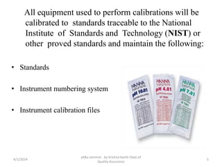3.ICH &WHO Guidelines for Calibration And Validation of Equipments.pptx