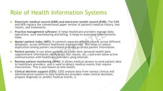 3.1 Information system in healthcare (ICT) | PPTX