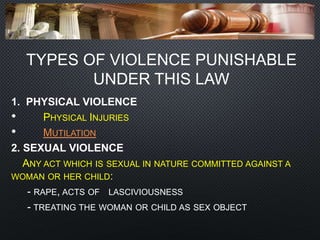 Laws on Women-and Children in the philippines | PPTX