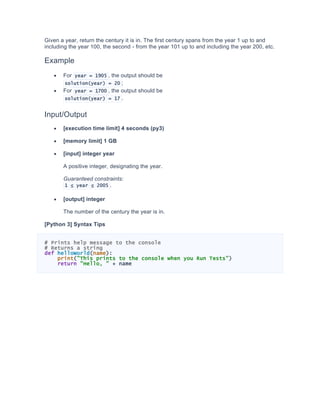 3. Ejercicios de programación competitiva | PDF