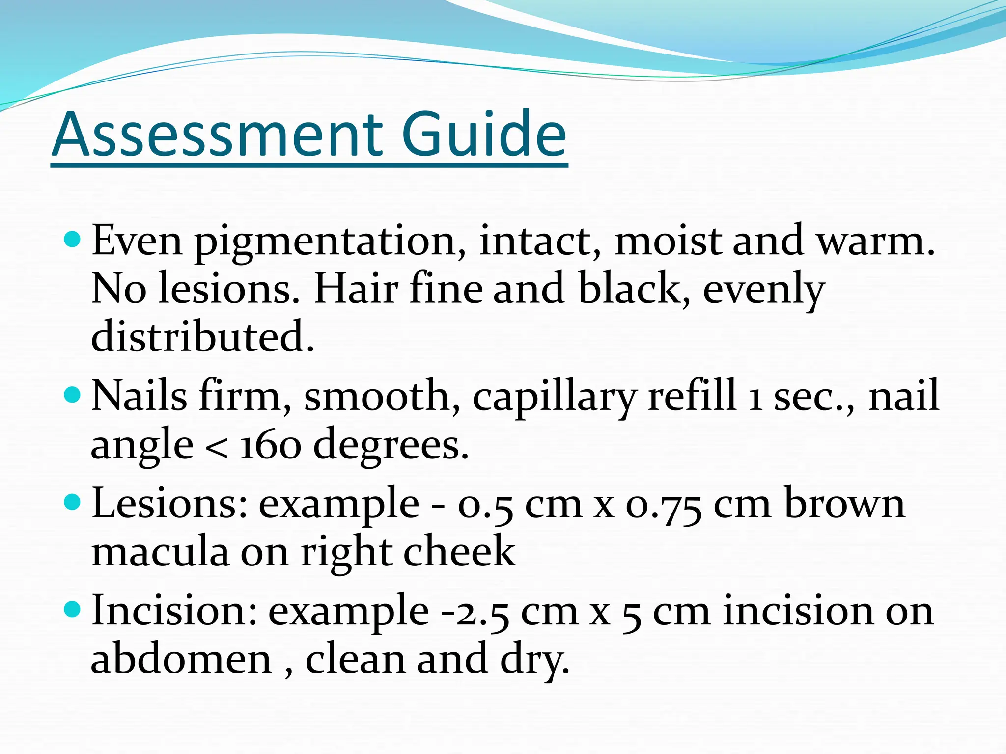 3.Skin, Hair & Nail Assessment.ppt Nursing | PPT