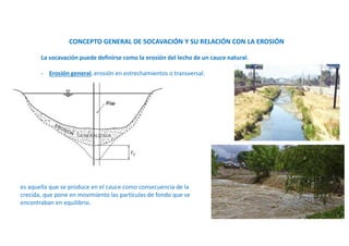 SOCAVACION Y EROSION CAPITULO 3 DIFERENTES METODOS | PDF