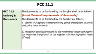 3. Particular Conditions of Contract.pptx | Business | Business and Finance