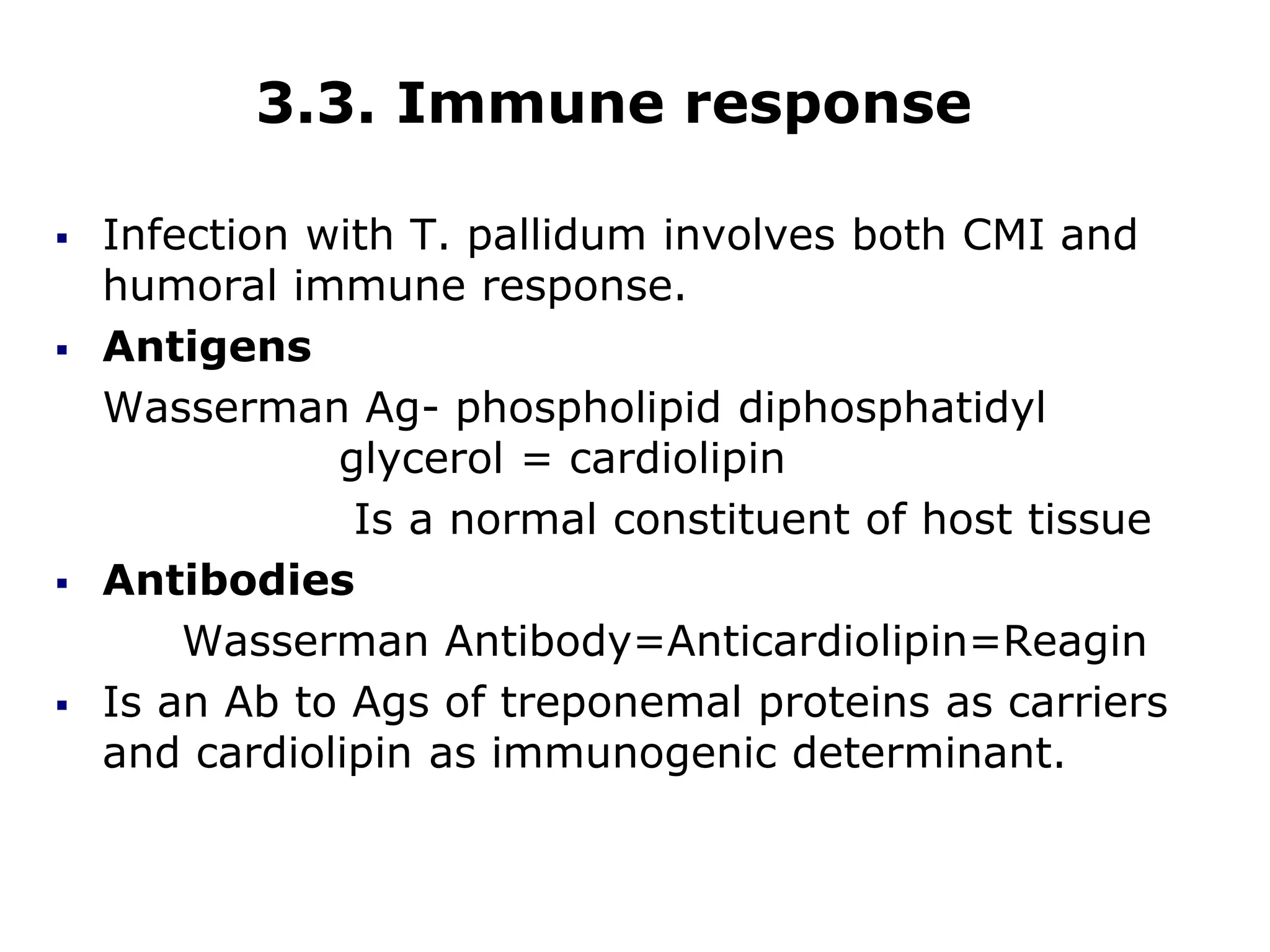 Syphilis Serology serological test for medical laboratory.ppt