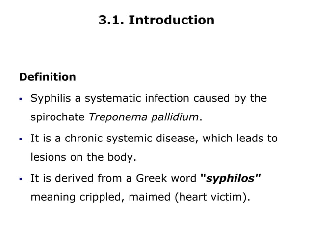 Syphilis Serology serological test for medical laboratory.ppt