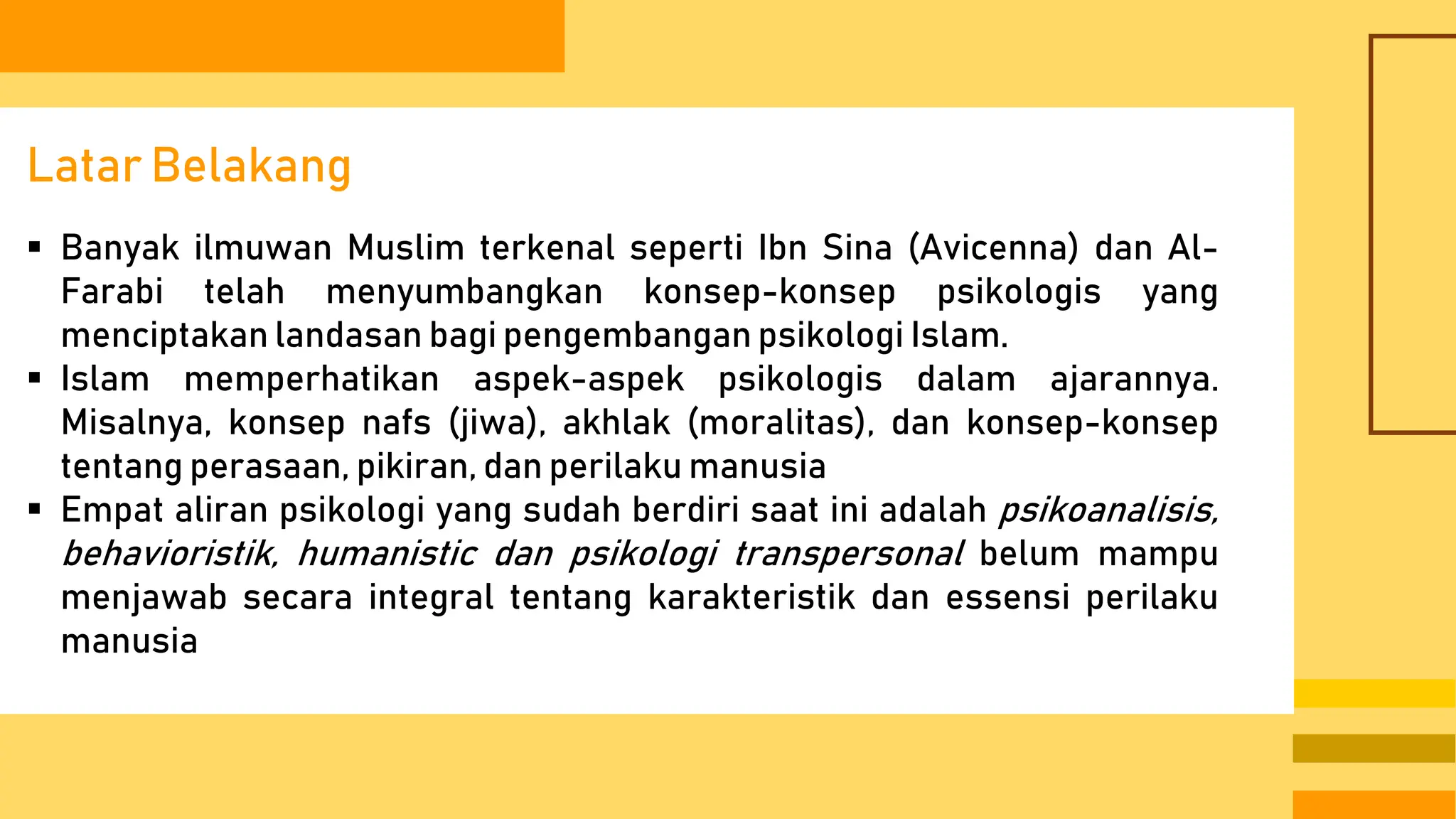 Kajian Tentang Psikologi Islam: Latar Belakang, Pengertian, Paradigma Pengembangan dan Tokoh.pptx