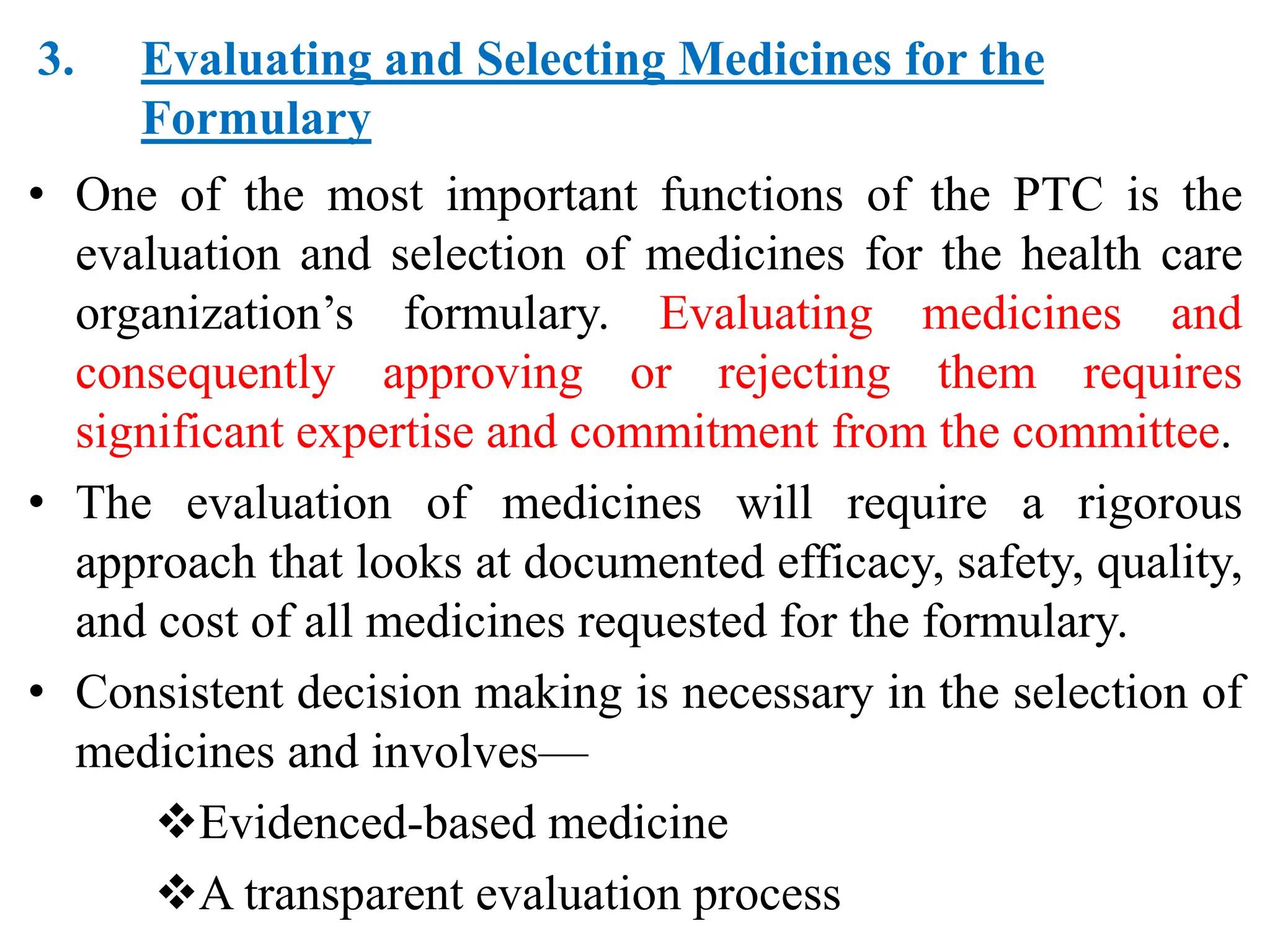 PTC committee pharmacy and therapeutic c | PPTX