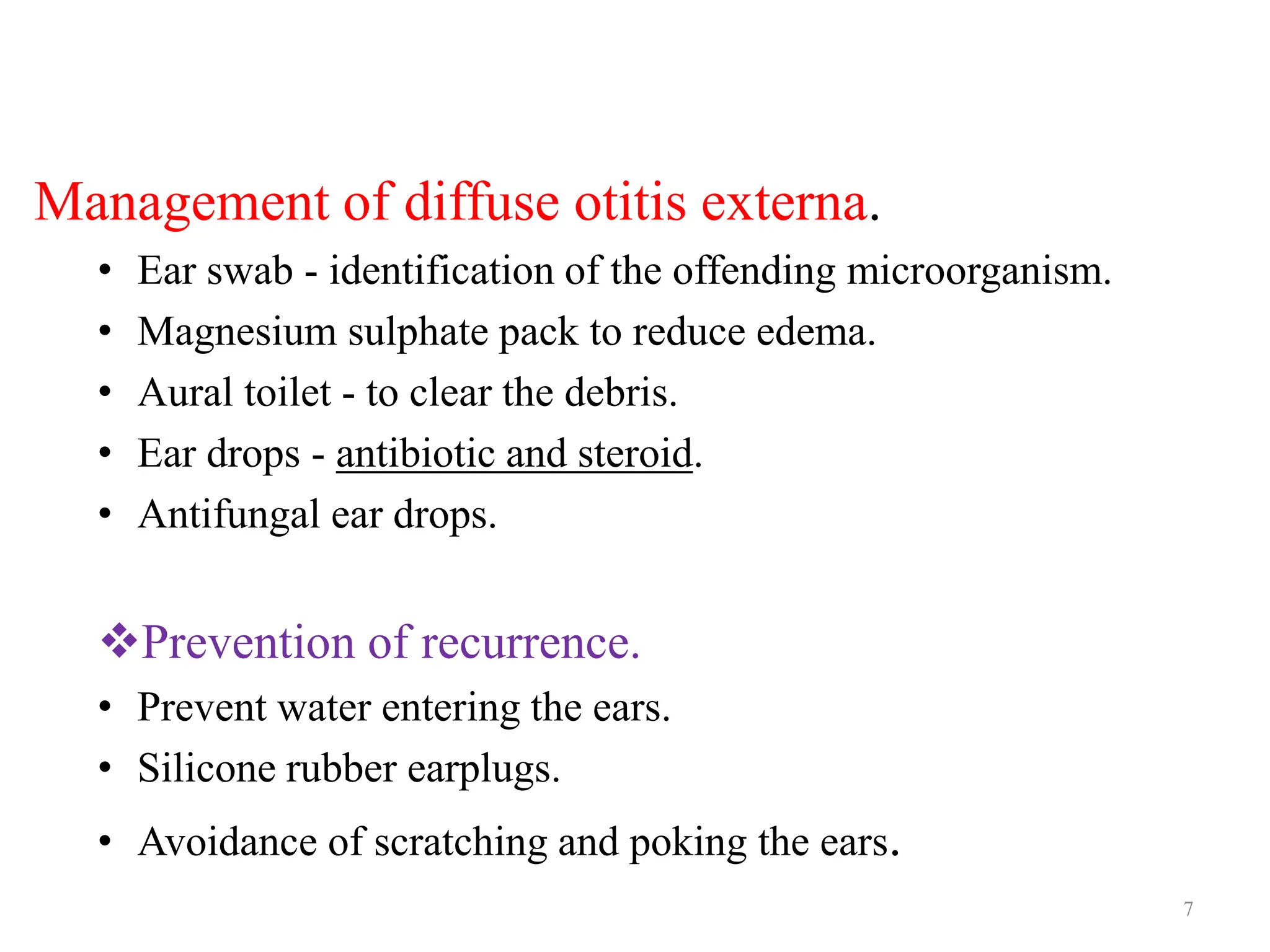 Otitis externa on human ear Pathophysiology | PPTX