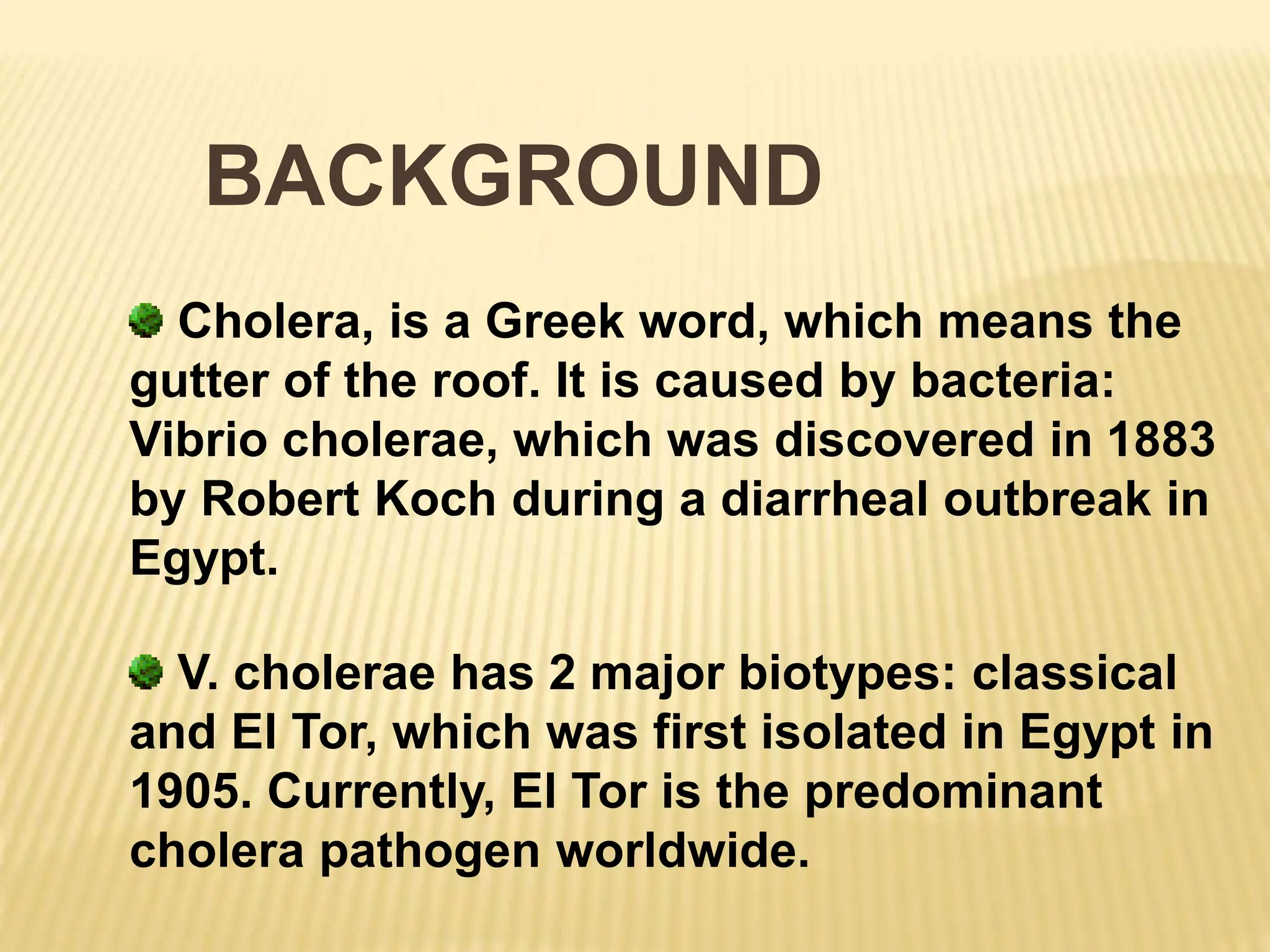 3. Cholera.pptx for bsc nursing students | PPT