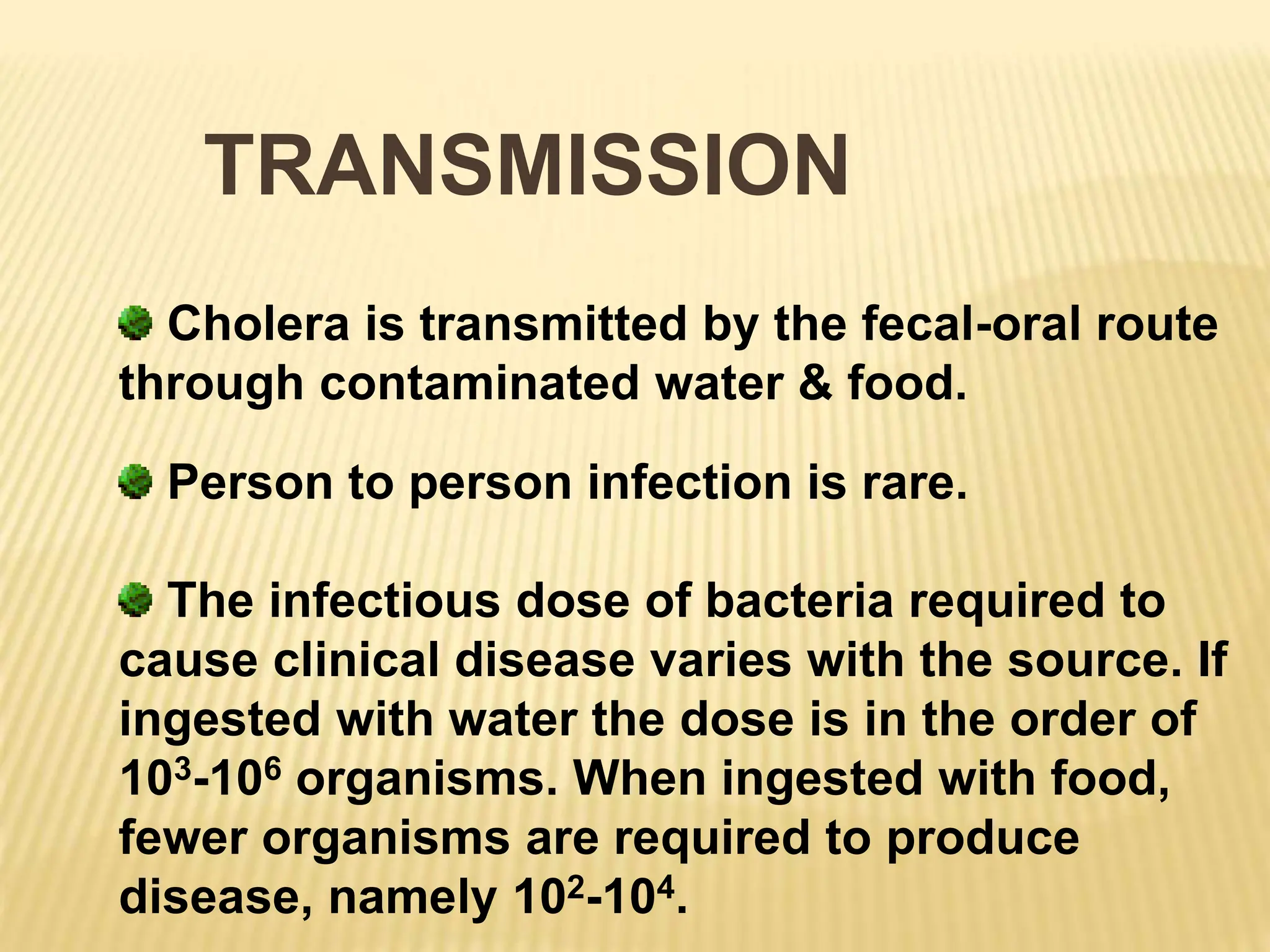 3. Cholera.pptx for bsc nursing students | PPT