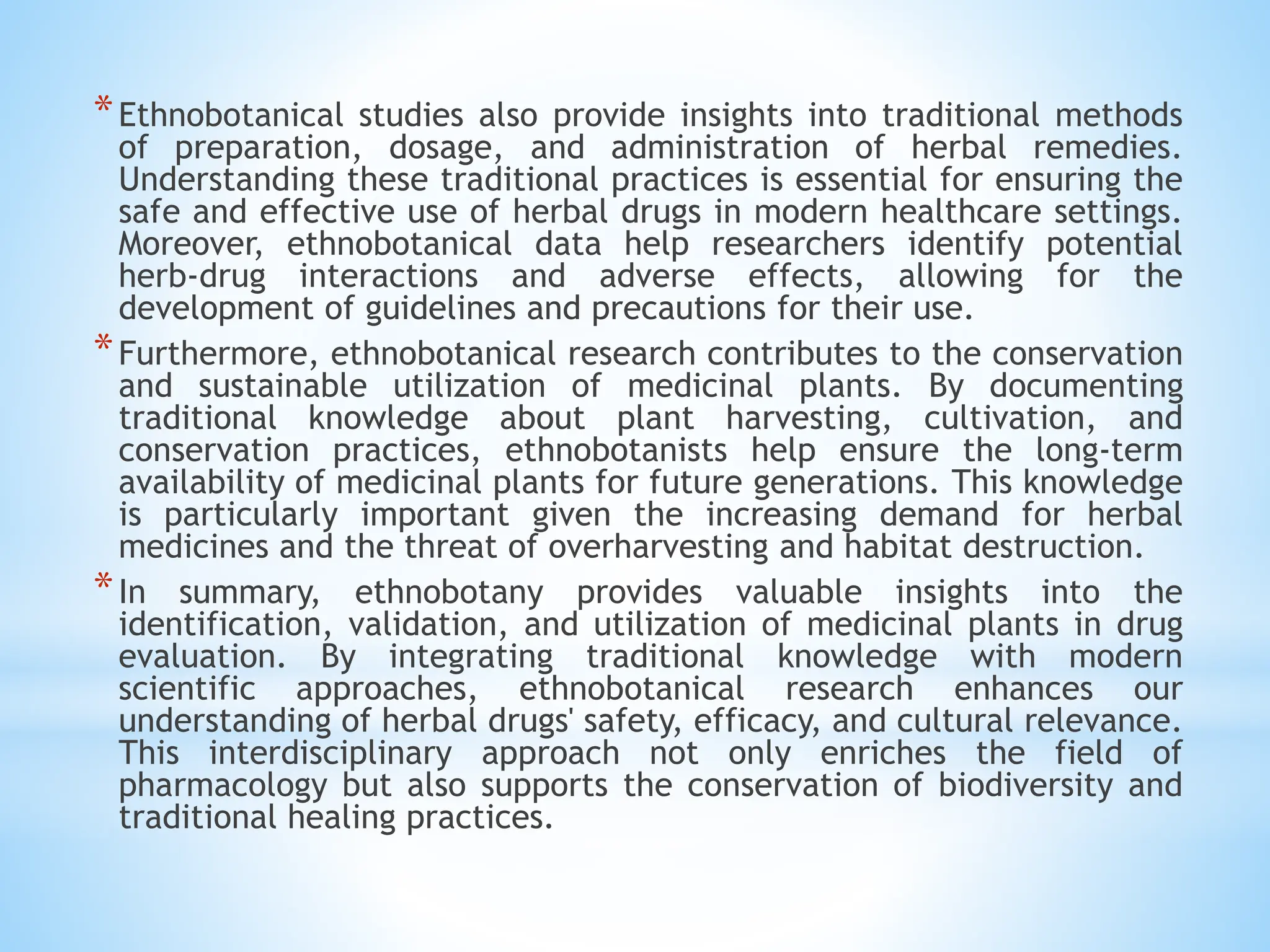 Ethnobotany and Ethnopharmacology ...... | PPTX