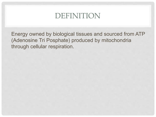 3. Bioelectricity.pptx is about electricity | PPT | Free Download