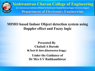 MIMO : system for indoor object detection | PPTX